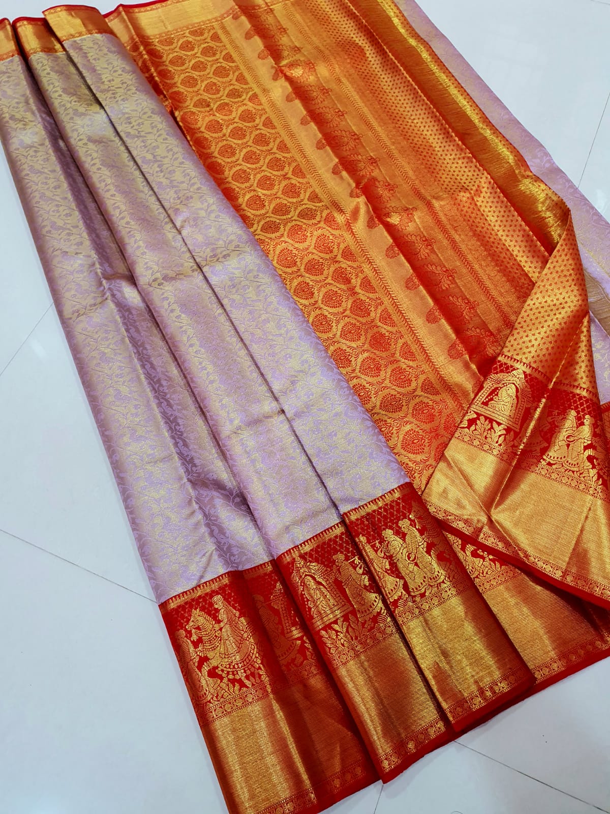 Exclusive Pallaku Design Bridal Kanchipuram Tissue Silk Sarees Collect