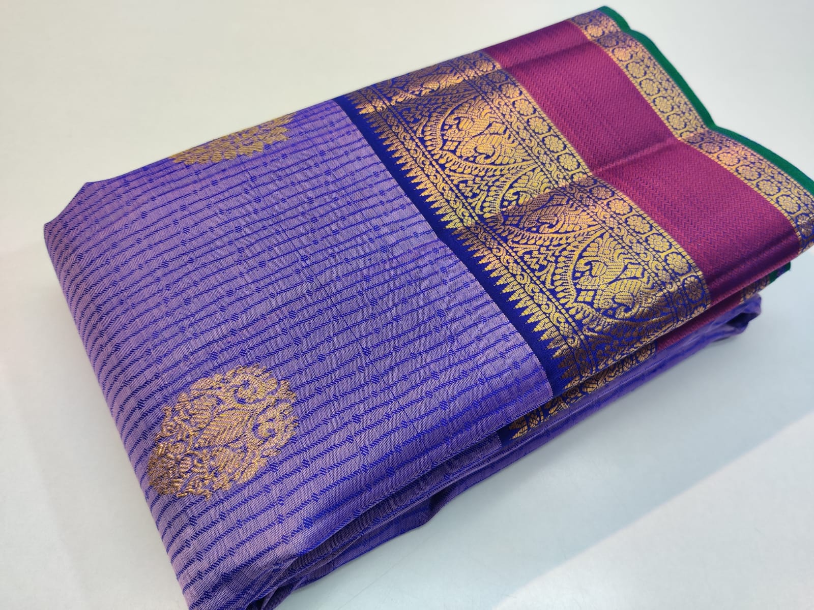 Embossed Kanchipuram Silk Sarees